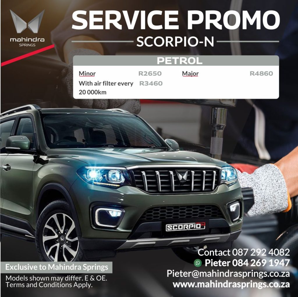 Book Your Mahindra Vehicle Service | Mahindra Springs