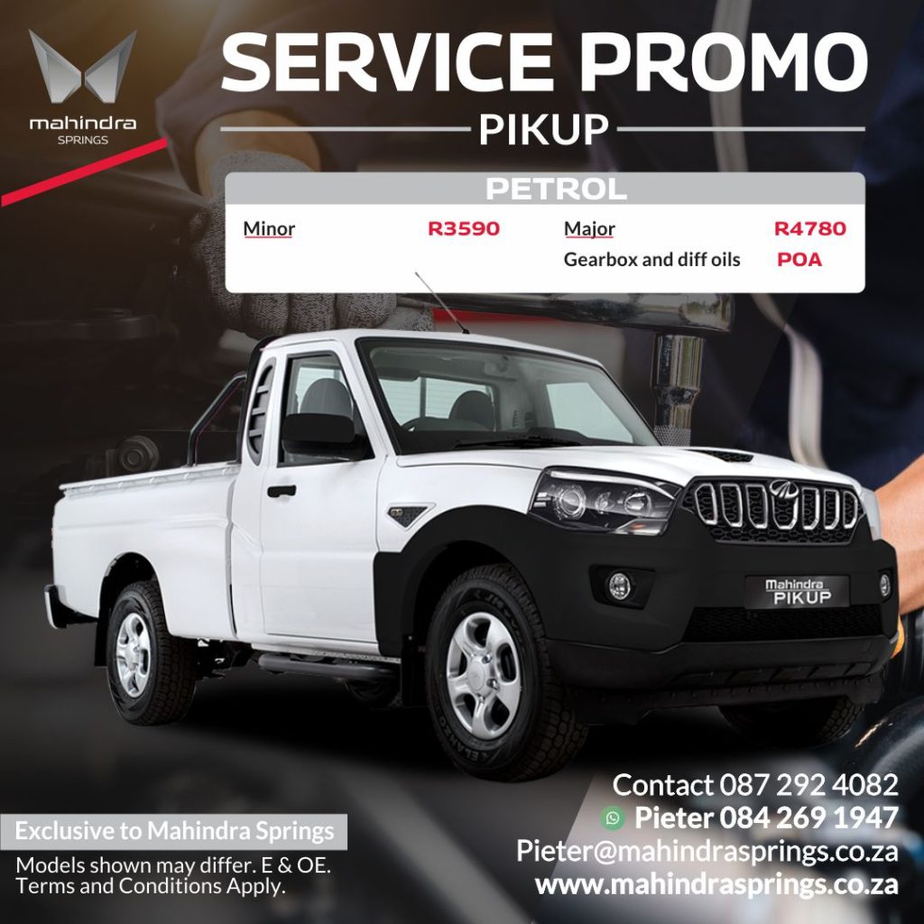 Book Your Mahindra Vehicle Service | Mahindra Springs