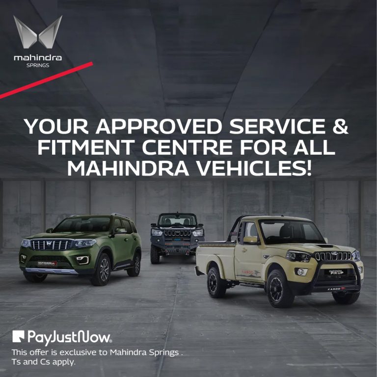 Book Your Mahindra Vehicle Service | Mahindra Springs