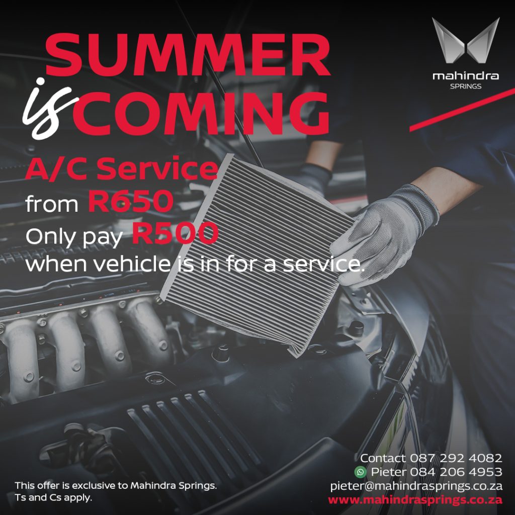 Book Your Mahindra Vehicle Service | Mahindra Springs